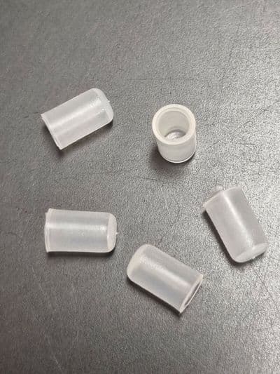 200 Roman Blind Clear End Caps for 4mm Fibreglass Rods Fiberglass ...